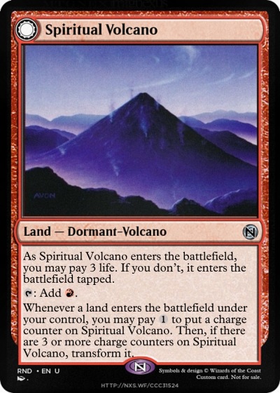 MTGNexus - Spiritual Volcano // Spirit of the Flames