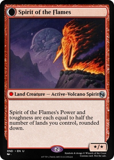 MTGNexus - Spiritual Volcano // Spirit of the Flames