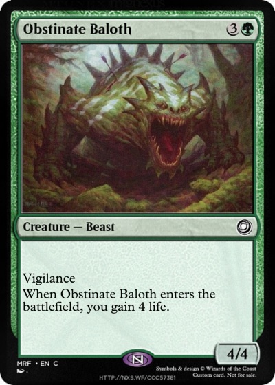 MTGNexus - Obstinate Baloth