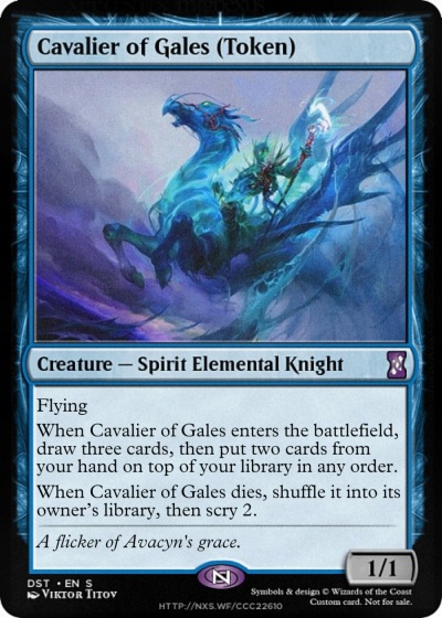 MTGNexus - Cavalier of Gales (Token)