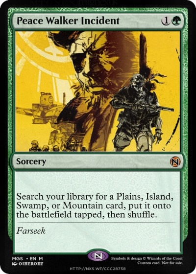 MTGNexus - Peace Walker Incident