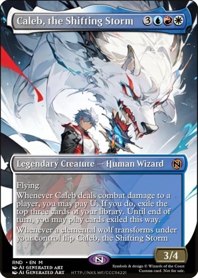 MTGNexus - Caleb, the Shifting Storm // Caleb, the Elemental Conjurer