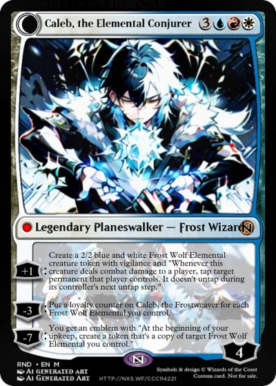 MTGNexus - Caleb, the Shifting Storm // Caleb, the Elemental Conjurer