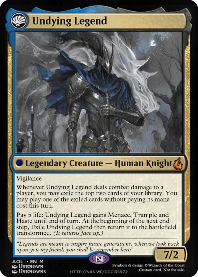 MTGNexus - Tale of the Ages // Undying Legend