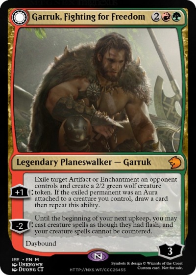 MTGNexus - Garruk, Fighting for Freedom // Garruk, prisoner of the Moon