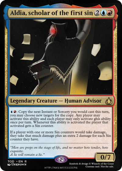 MTGNexus - Aldia, scholar of the first sin