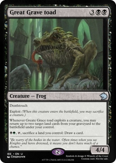 MTGNexus - Great Grave toad