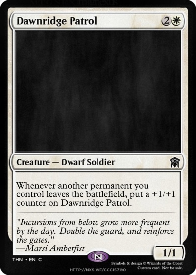 MTGNexus - Dawnridge Patrol
