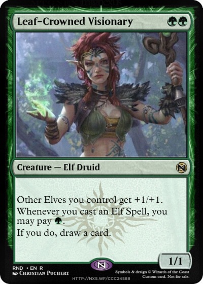 MTGNexus - Leaf-Crowned Visionary