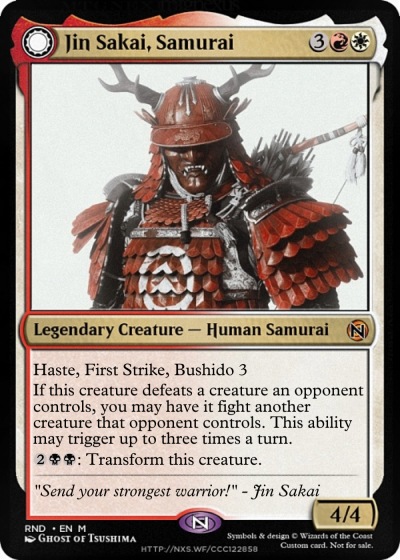 MTGNexus - Jin Sakai, Samurai // The Ghost of Tsushima