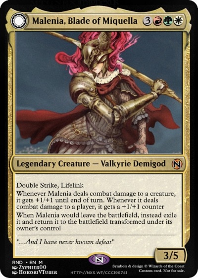 MTGNexus - Malenia, Blade of Miquella // Malenia, Goddess of Rot