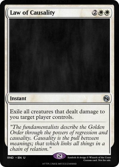 MTGNexus - Law of Causality