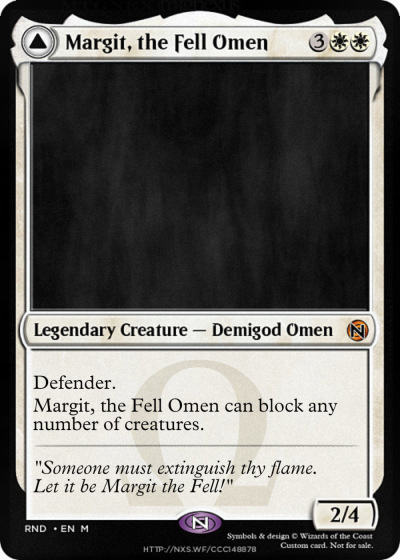 MTGNexus - Margit, the Fell Omen // Morgott, The Omen King