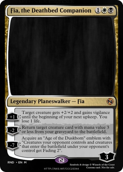 MTGNexus - Fia, the Deathbed Companion