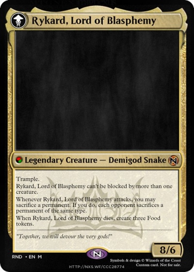 MTGNexus - God-Devouring Serpent // Rykard, Lord of Blasphemy