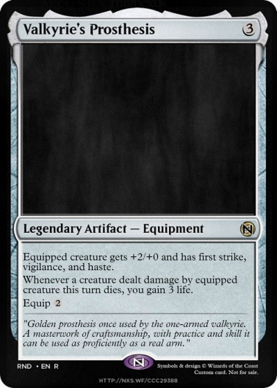 MTGNexus - Valkyrie's Prosthesis