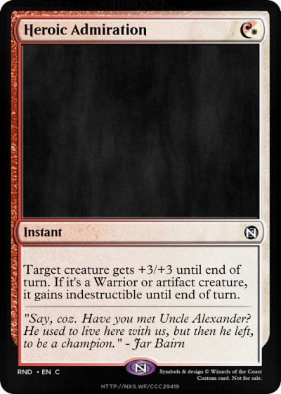 MTGNexus - Heroic Admiration