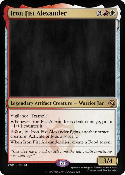MTGNexus - Iron Fist Alexander
