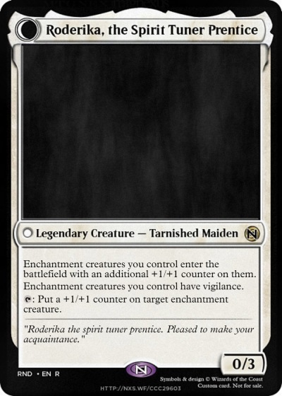 MTGNexus - Heartbroken Maiden // Roderika, the Spirit Tuner Prentice