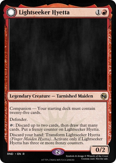 MTGNexus - Lightseeker Hyetta // Finger Maiden Hyetta
