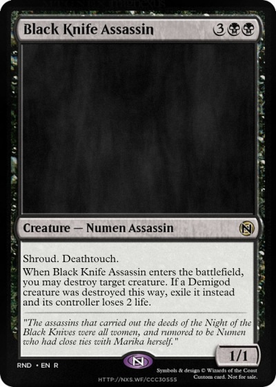 Mtgnexus Black Knife Assassin