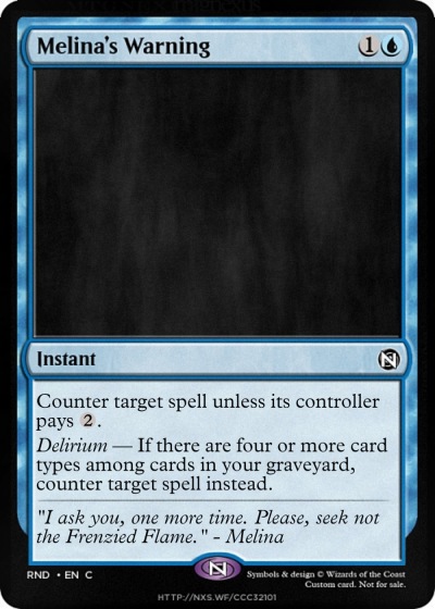 MTGNexus - Melina's Warning