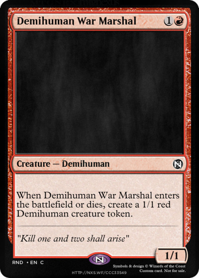 MTGNexus - Demihuman War Marshal