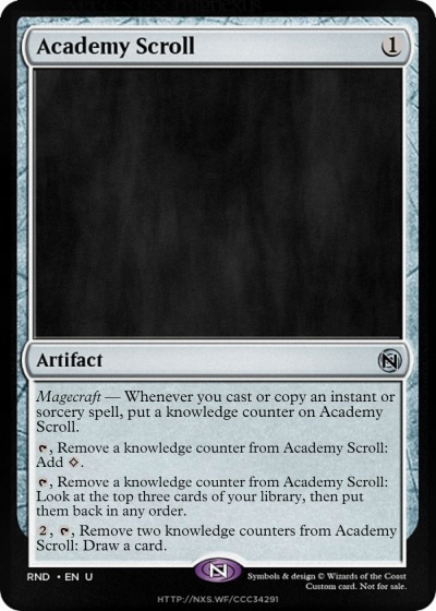 MTGNexus - Academy Scroll