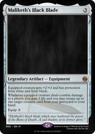 MTGNexus - Maliketh's Black Blade