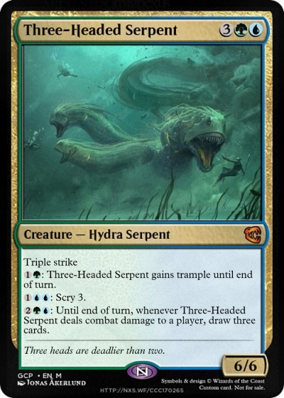 MTGNexus - Three-Headed Serpent