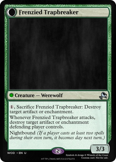 MTGNexus - Outland Liberator // Frenzied Trapbreaker