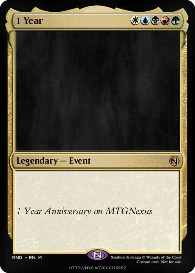 MTGNexus - 1 Year