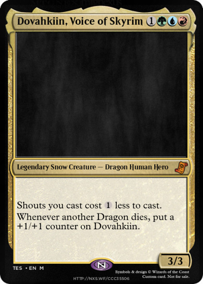 MTGNexus - Dovahkiin, Voice of Skyrim