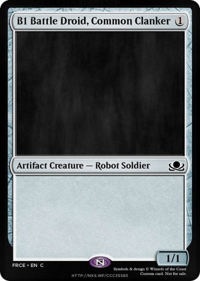 MTGNexus - B1 Battle Droid, Common Clanker