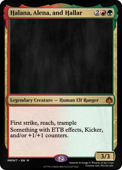 MTGNexus - Halana, Alena, and Hallar