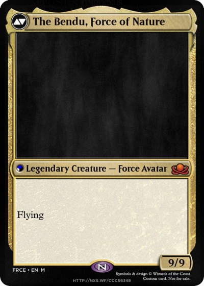 MTGNexus - The Bendu, Avatar of the Grey // The Bendu, Force of Nature