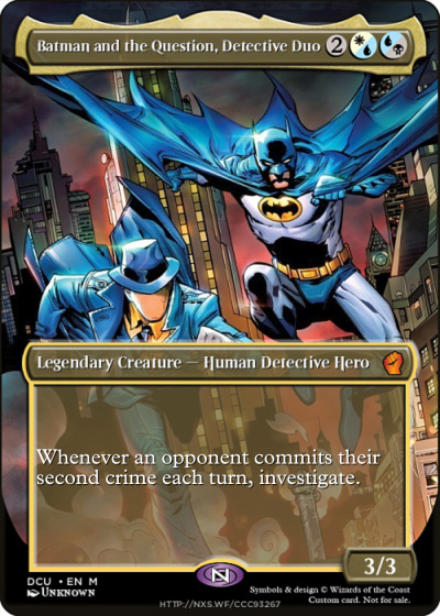 MTGNexus - Batman and the Question, Detective Duo