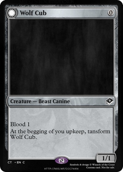 MTGNexus - Wolf Cub // Wolf