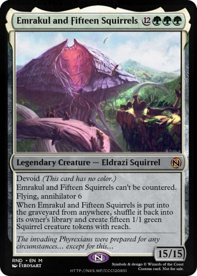 Mtgnexus Emrakul And Fifteen Squirrels