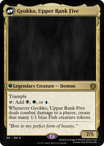 MTGNexus - Gyokko, Artistic Demon // Gyokko, Upper Rank Five