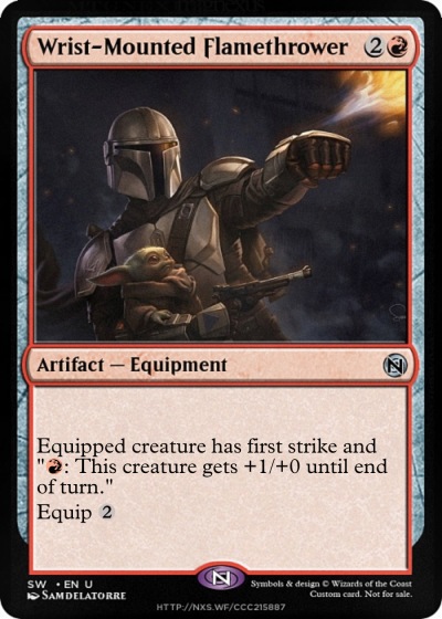 MTGNexus - Wrist-Mounted Flamethrower