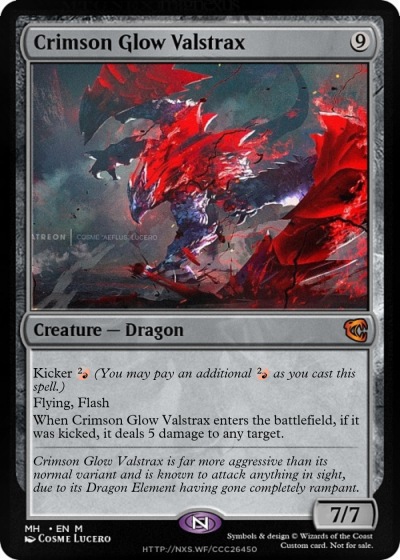 MTGNexus - Crimson Glow Valstrax