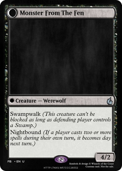 MTGNexus - Marsh Hermit // Monster From The Fen