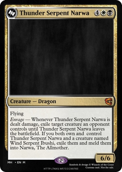 MTGNexus - Thunder Serpent Narwa // Narwa, The Allmother