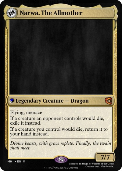 MTGNexus - Thunder Serpent Narwa // Narwa, The Allmother
