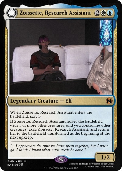 MTGNexus - Zoissette, Research Assistant // Zoissette Vauban, A Final Hope