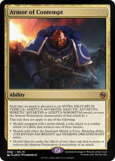 MTGNexus - Armor of Contempt