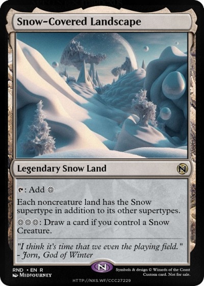 MTGNexus - Snow-Covered Landscape