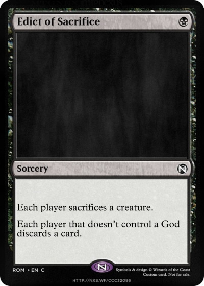 MTGNexus - Edict of Sacrifice