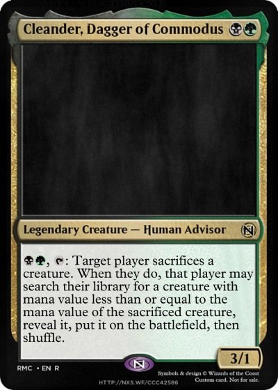 MTGNexus - Cleander, Dagger of Commodus